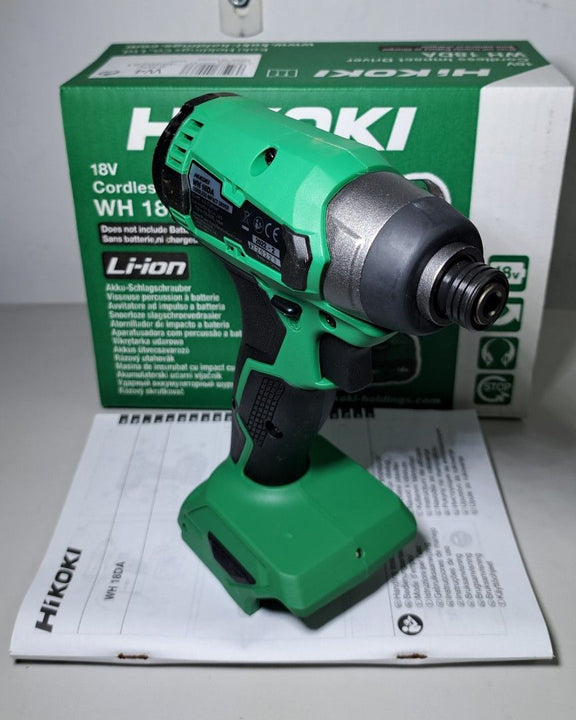 HiKOKI 18V Cordless Impact Driver WH18DA (Clean) Available for Limited – 豐業五金裝飾工程有限公司