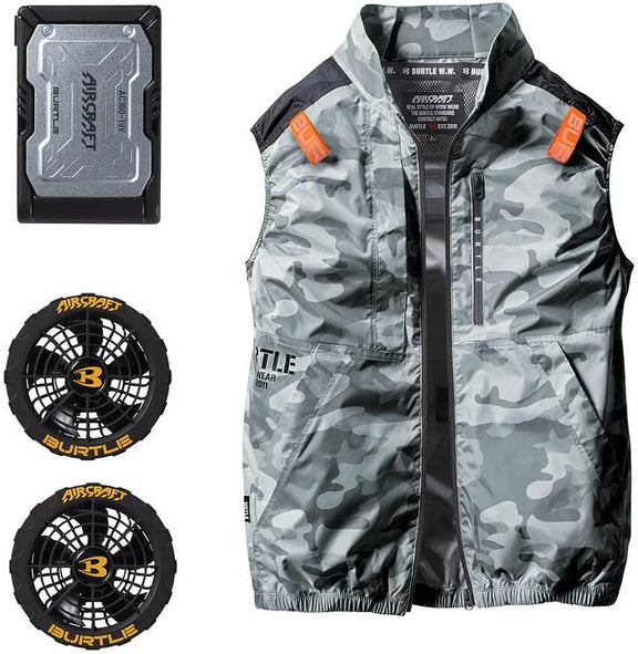 Japan direct delivery BURTLE Air Craft Air Craft vest black fan 22V ba ...